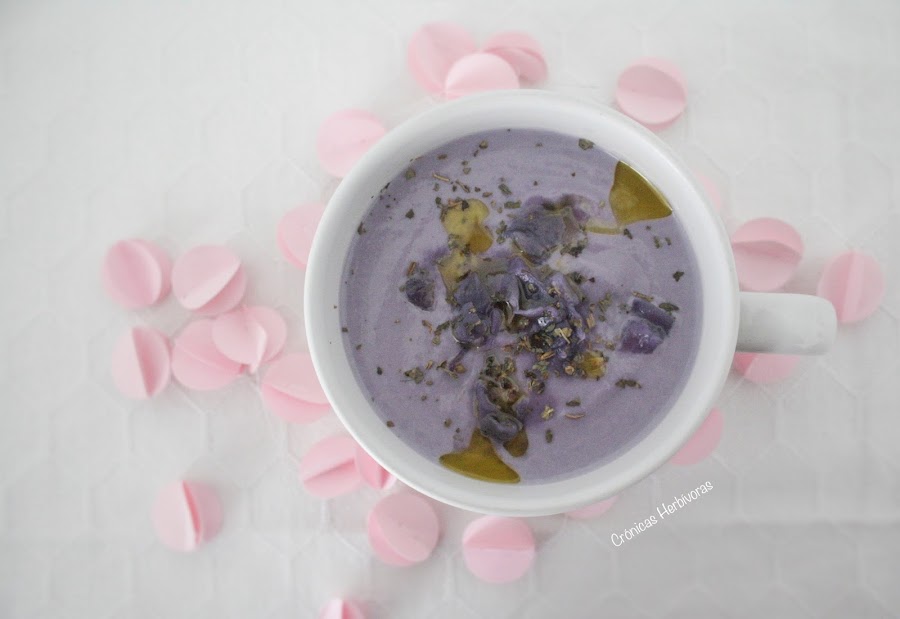 Crema de col lombarda (repollo morado) | Cocina
