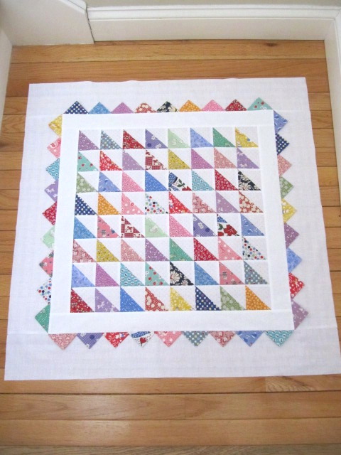 Sew Many Ways...: How To Make Prairie Points For Your Next Quilt Top...