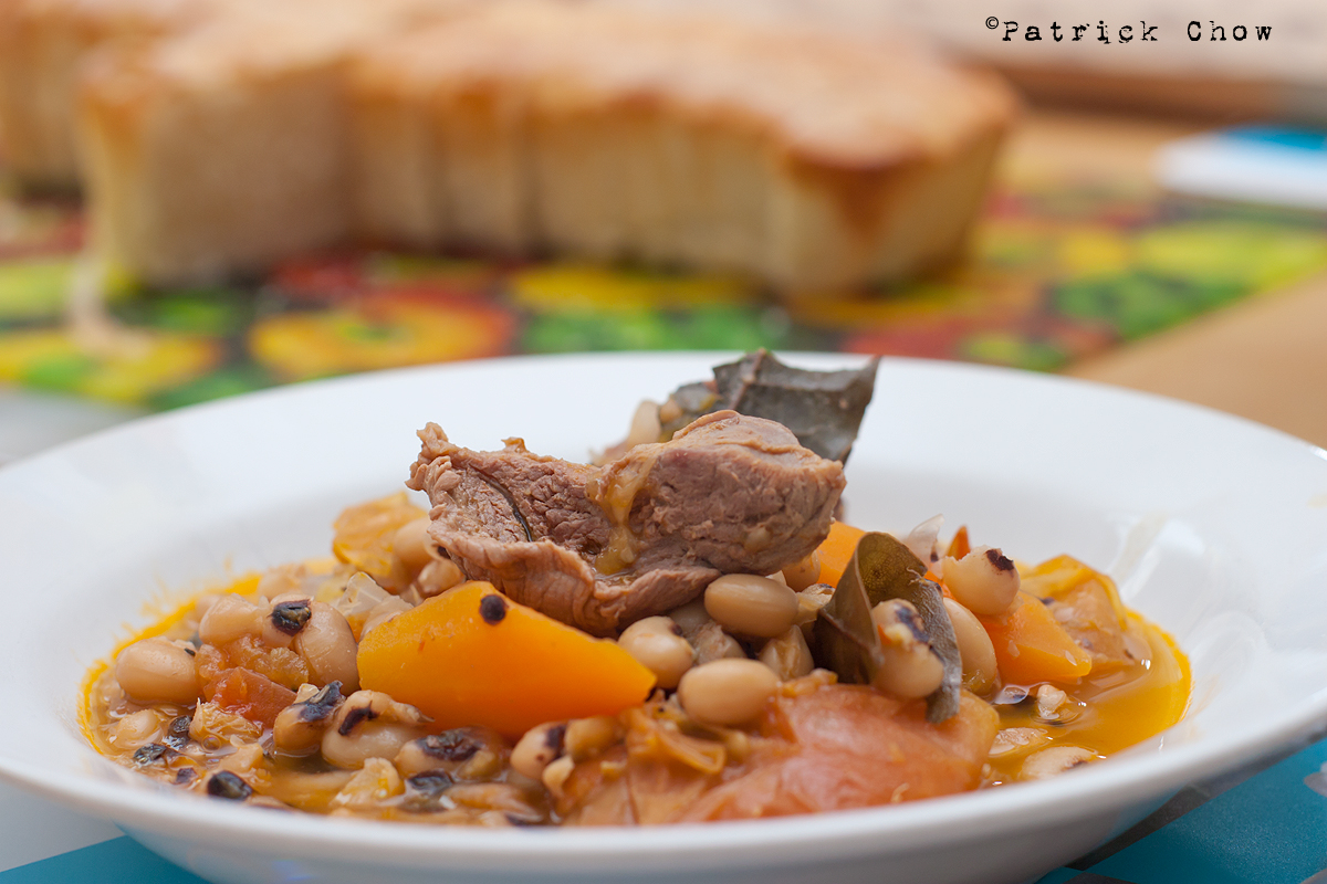 Cook With No Books: Jacob's stew : Lamb and black eyed bean stew