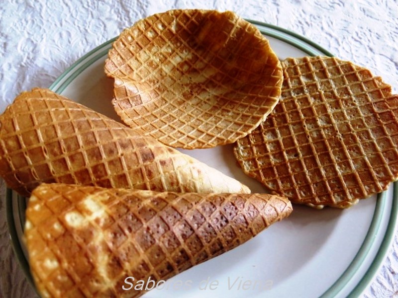 Sabores de Viena: No y unos deliciosos barquillos caseros