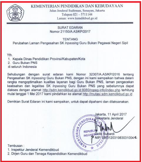 Cara Klarifikasi SK PAK Guru Golongan IV B Gol IV C Gol IV D dan Gol IV E