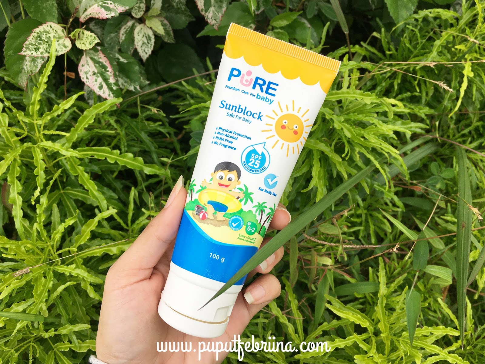 REVIEW : Pure Baby Sunblock | Sunblock Aman Untuk Anak