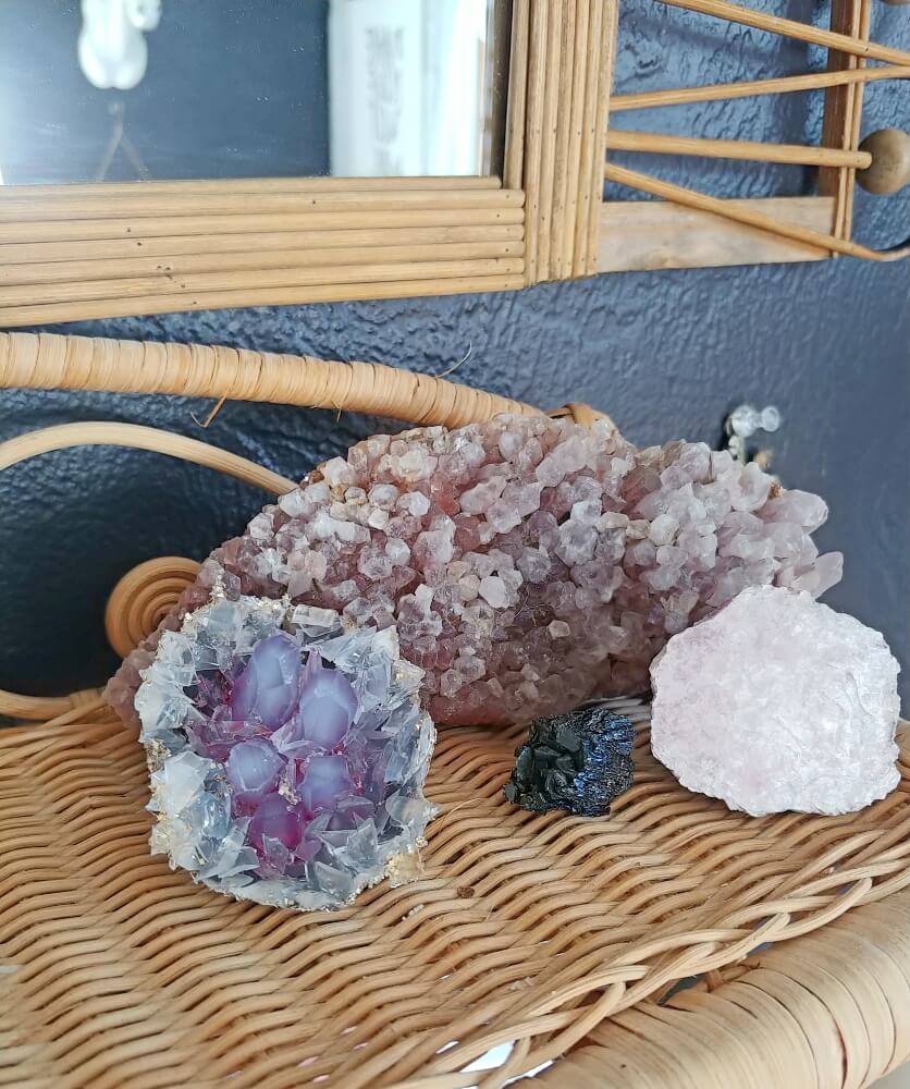 DIY Geodes - Magical March Pinterest Challenge - Little Vintage Cottage