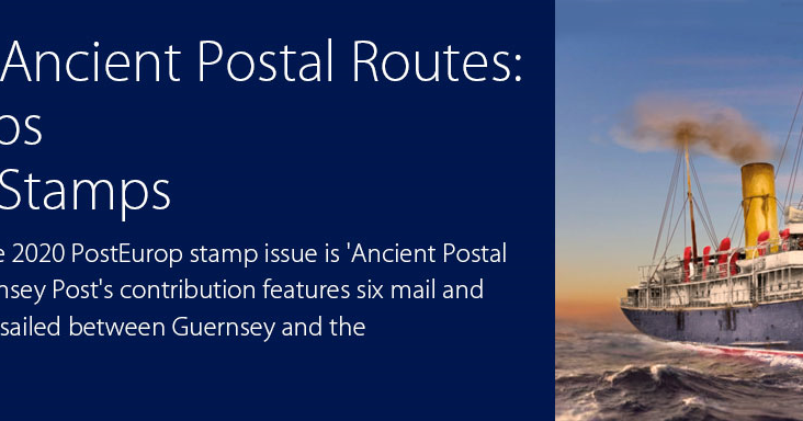 coins and more: 1293) Ancient Postal Routes - Mail Ships, Guernsey, a ...