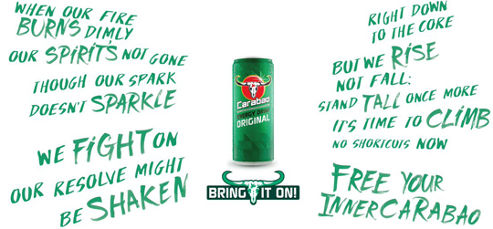 Mundo Das Marcas: CARABAO ENERGY DRINK