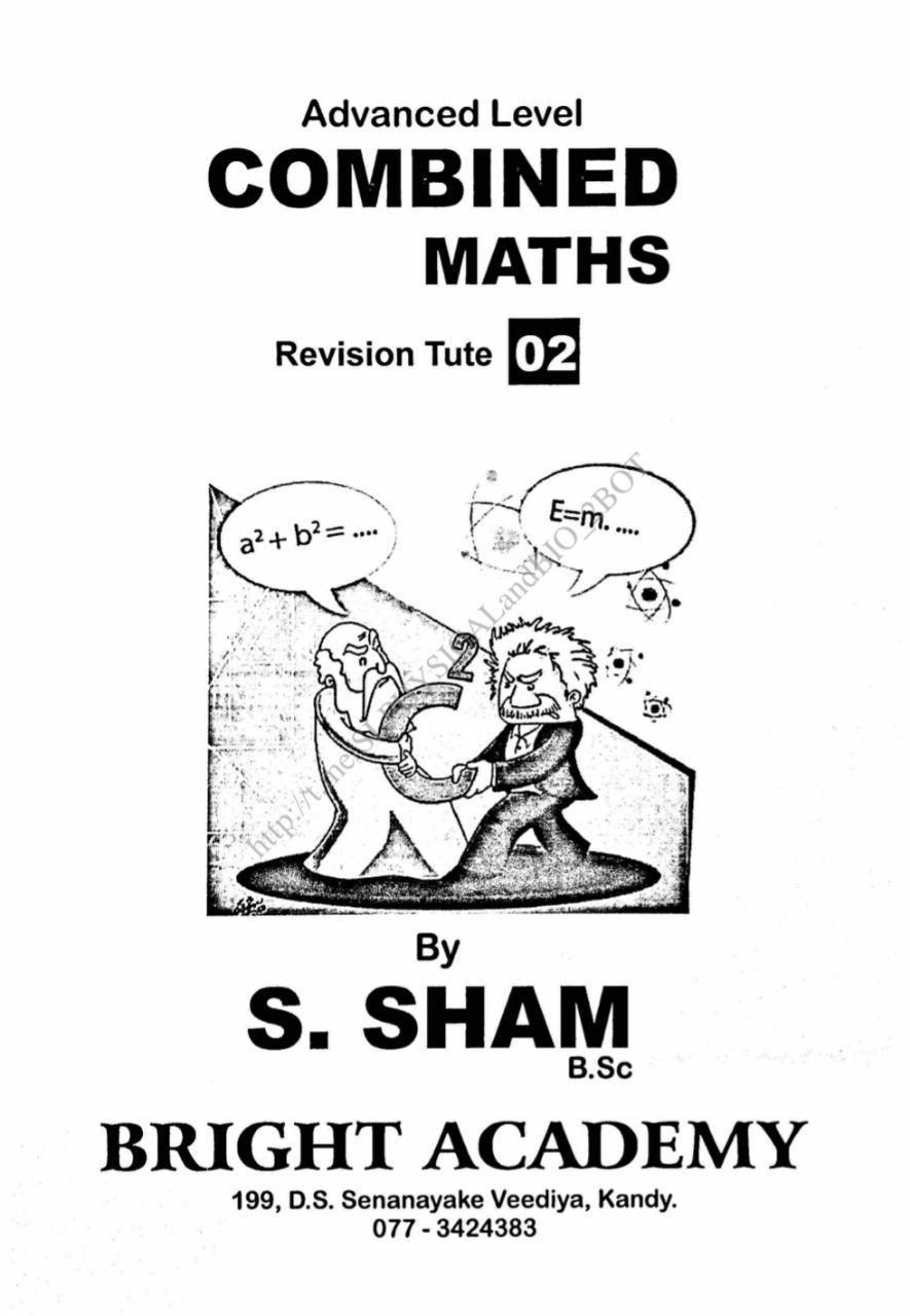 NEW UPDATE _ COMBINED MATHS