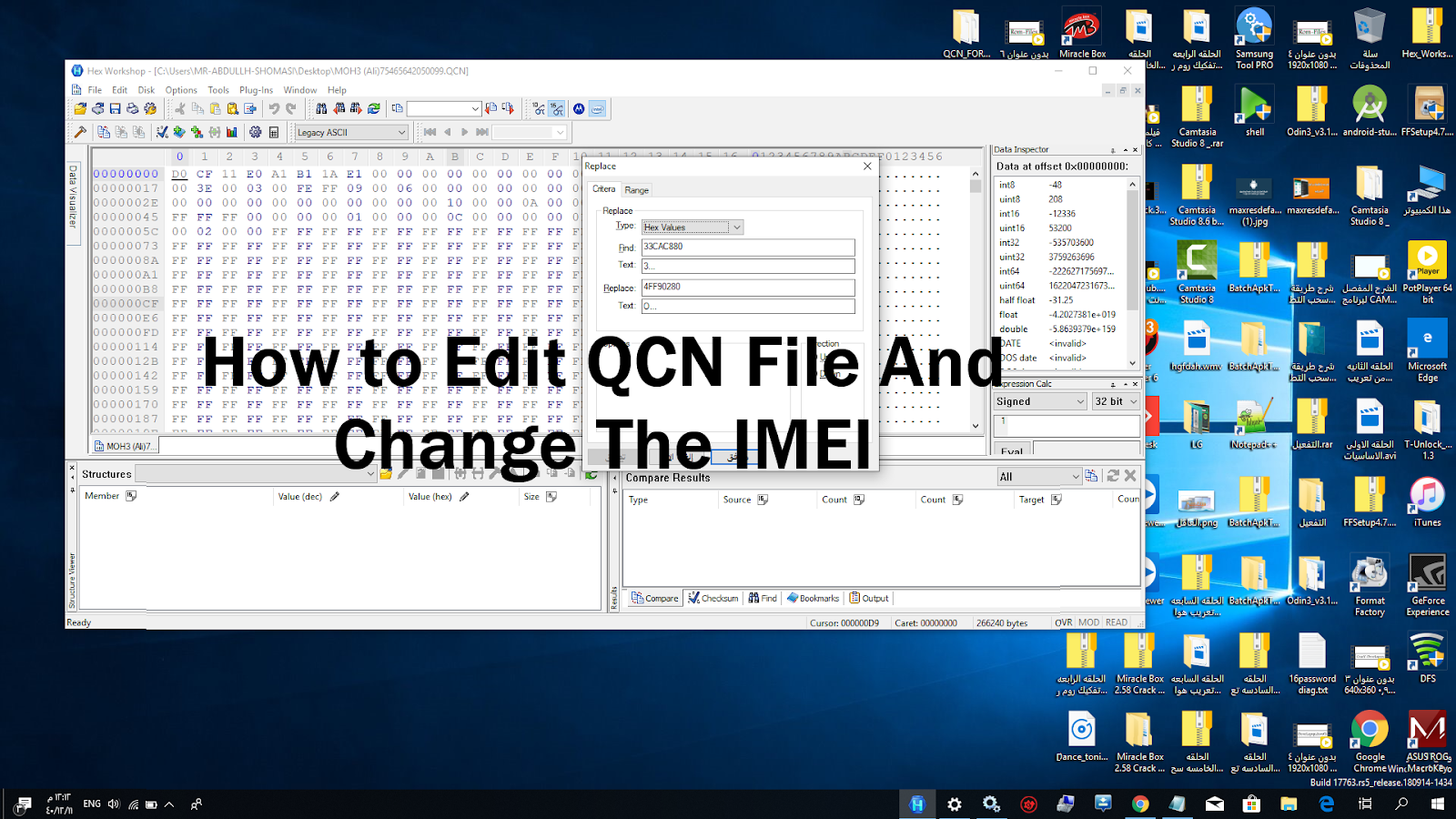 How to Edit QCN File And Change The IMEI and MEID - XDA150