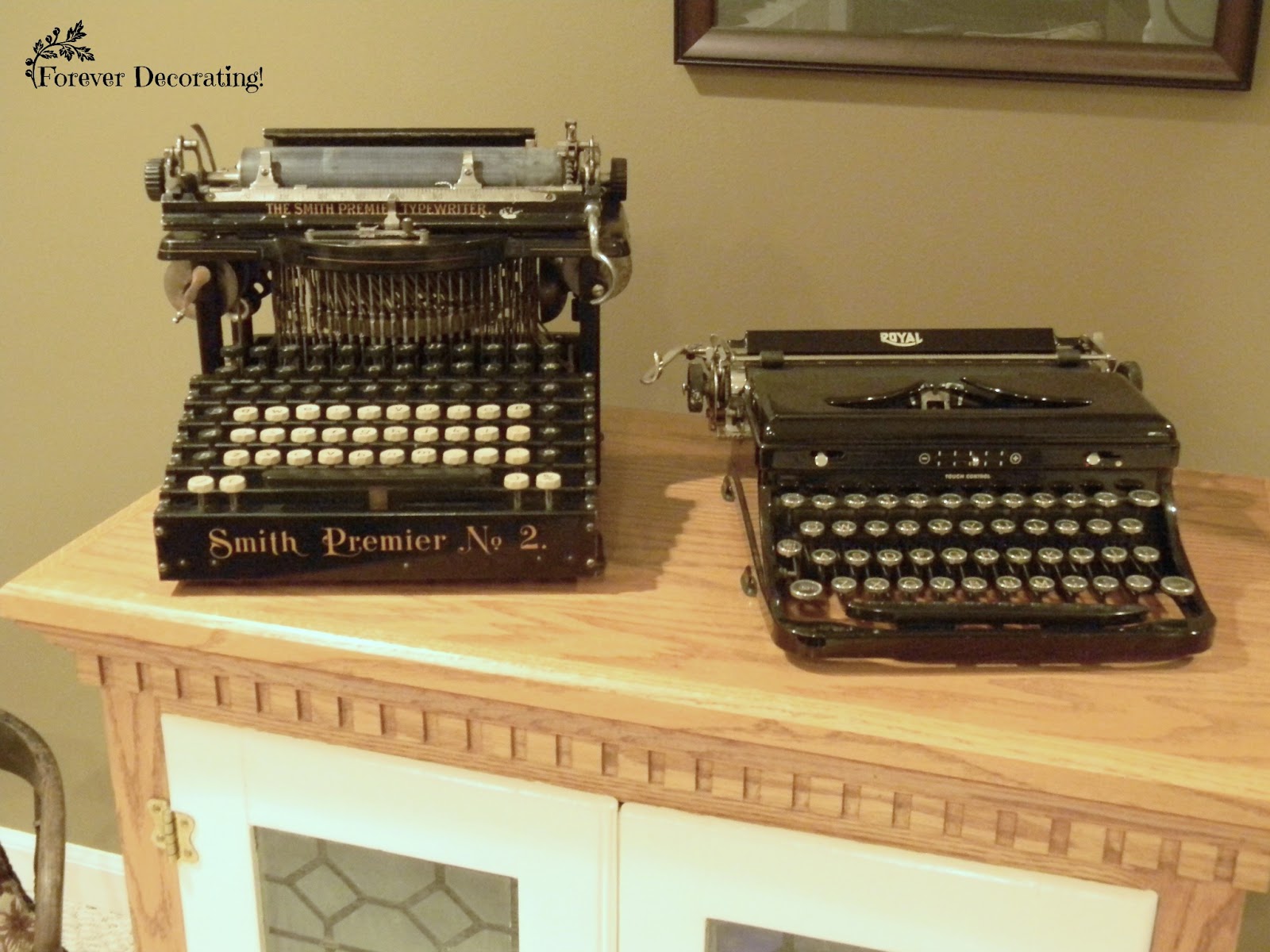 Forever Decorating!: Vintage Typewriter Collection