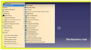 What is the interface of CATIA V5 Workbench? | CATIA Tutorials