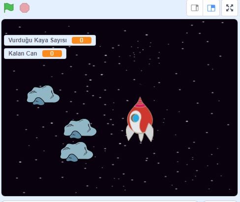 Space Wars Game With Scratch Program
