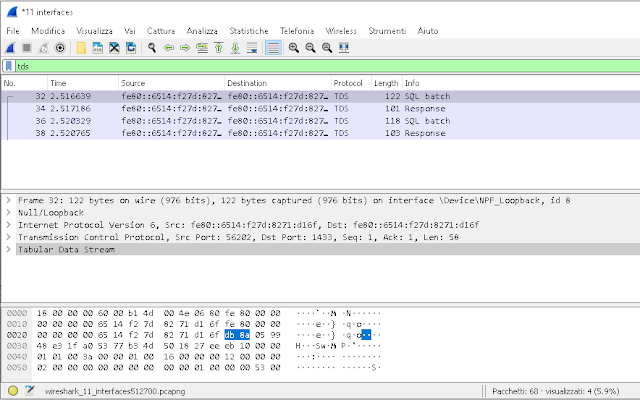 Speaking to Sql Server, sniffing the TDS protocol