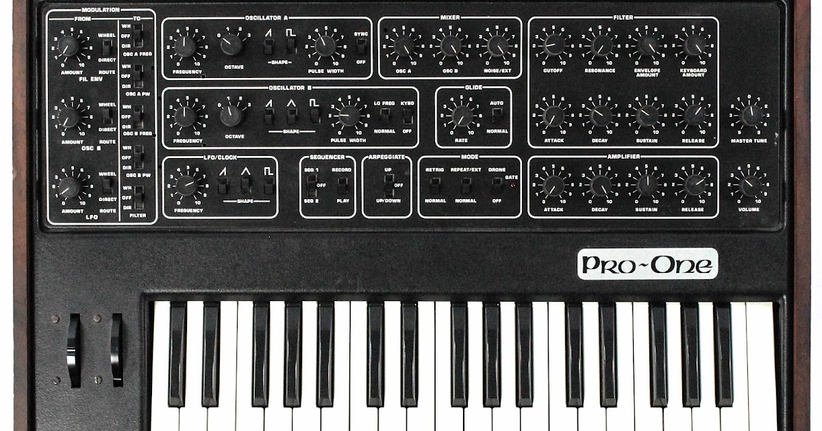 MATRIXSYNTH: Sequential Circuits Pro One Monophonic Synthesizer SN 1483