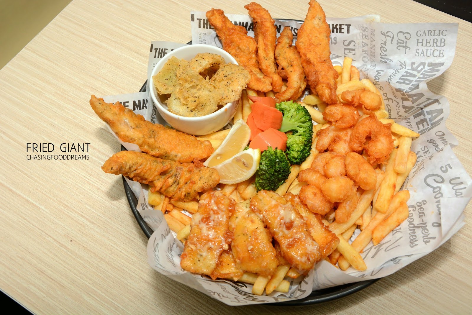 CHASING FOOD DREAMS: Manhattan FISH MARKET New Menu
