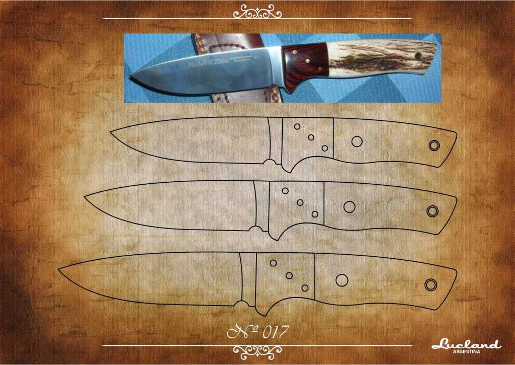 facón chico: Moldes de Cuchillos