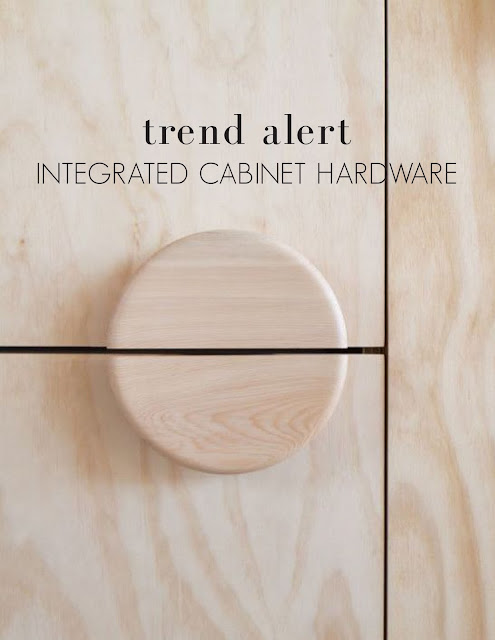 Ourso Designs: Trend Alert: Integrated Cabinet Hardware