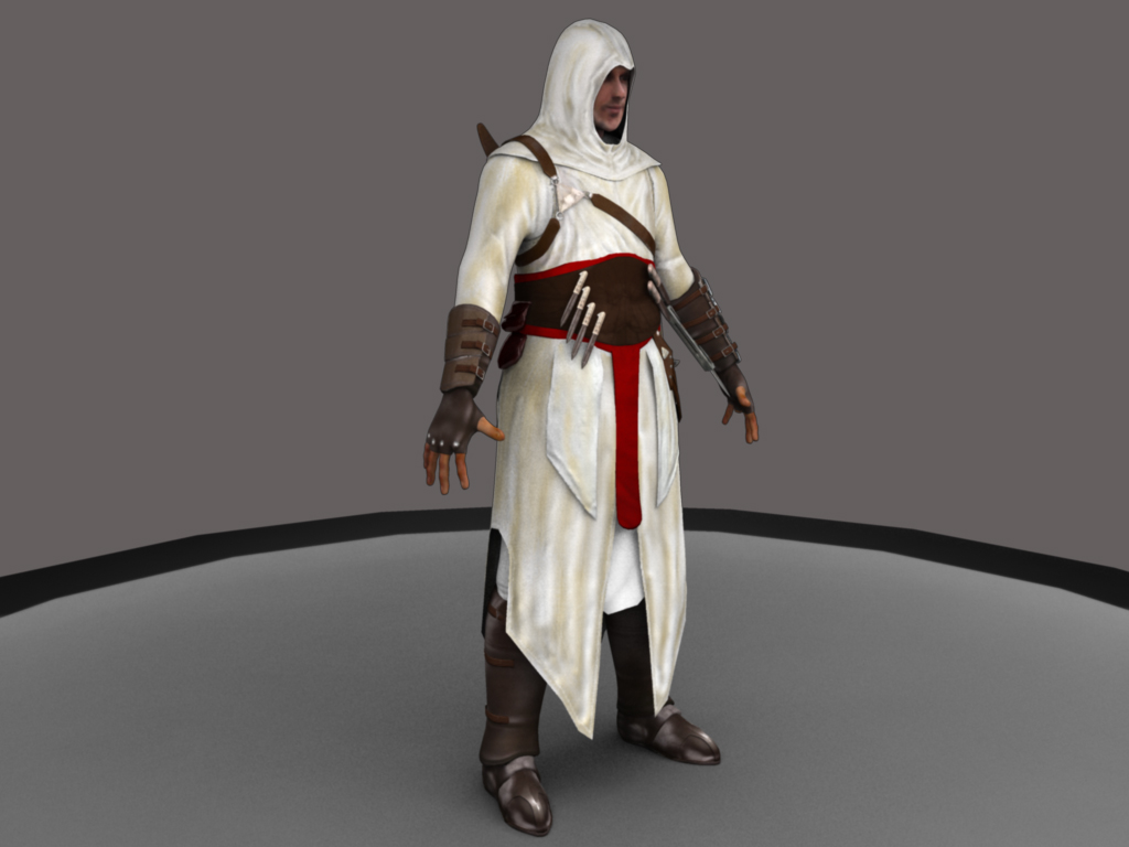 ANOOP PANCHAMAN: My 3D Modeling work-ALTAIR (ASSASSIN'S CREED)