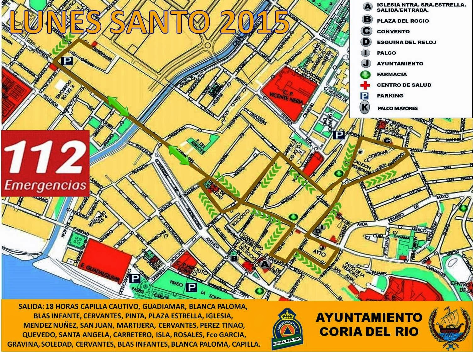 PROTECCION CIVIL CORIA DEL RÍO: 2015