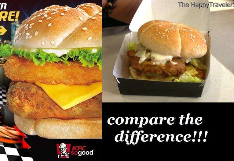 The Happy Traveler: KFC TOWER BURGER