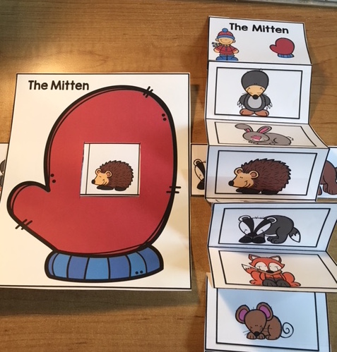 The Mitten Sequencing Crafts ~ Preschool Printables