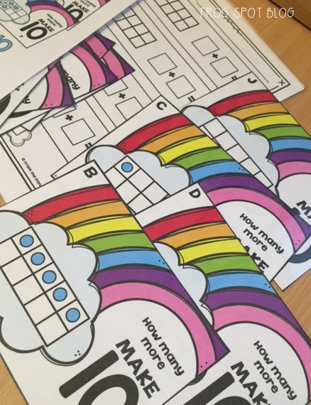 Rainbow Addition to Ten | From the Pond