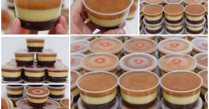 Resep Pudding Regal 3 Lapis (Versi Cup) Cocok Nihh Buat Jualan