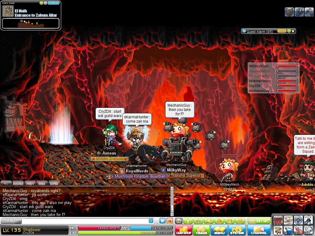 ~CryZ~: MapleStory Post "Zakum Run"