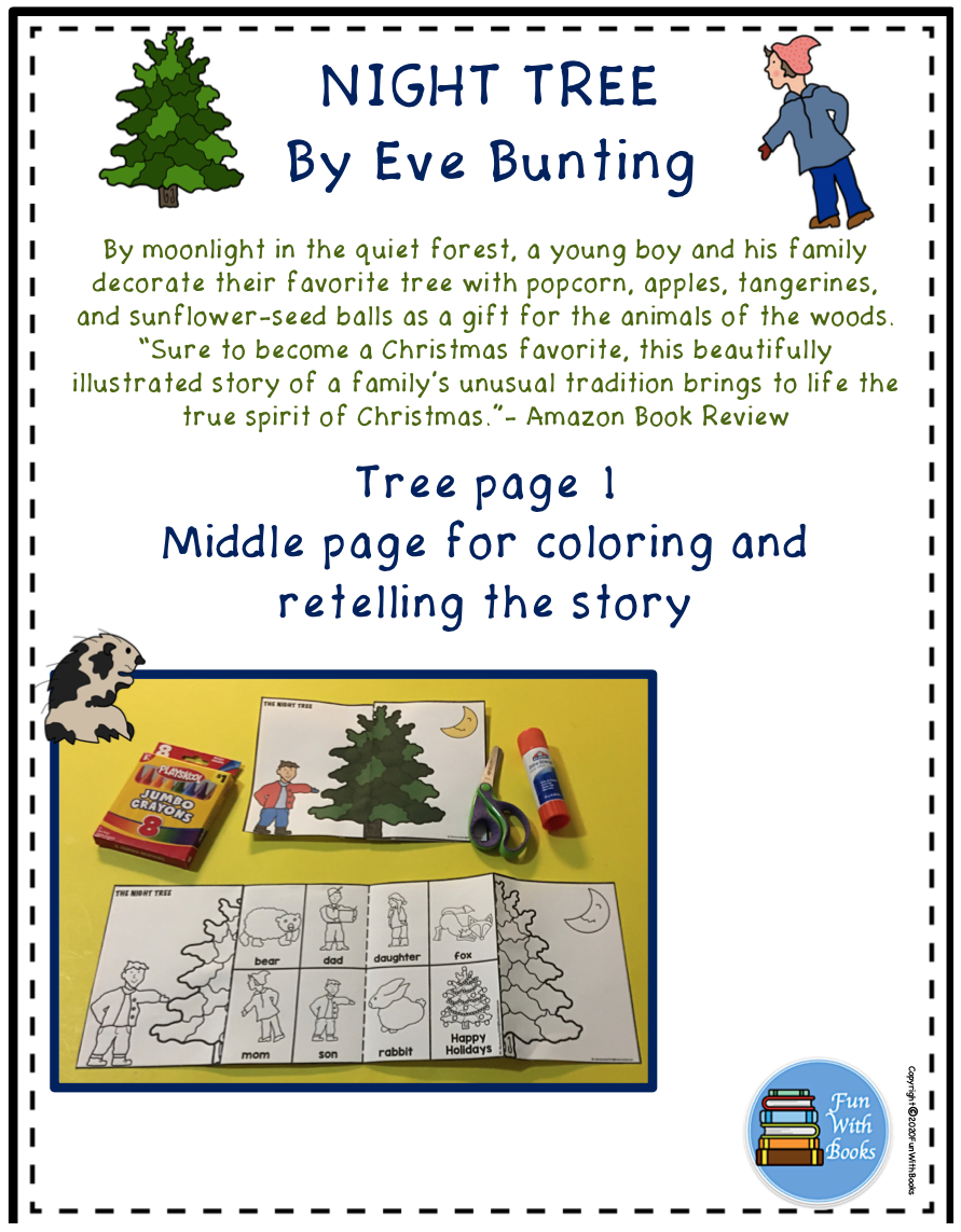 NIGHT TREE BOOK CRAFT ~ Book Units by Lynn