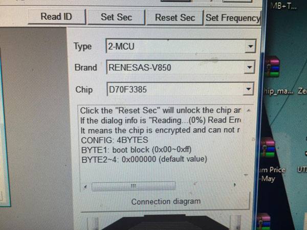 Read Renesas V850 MCU with Xhorse VVDI Prog - OBD2 Diagnostic Tools