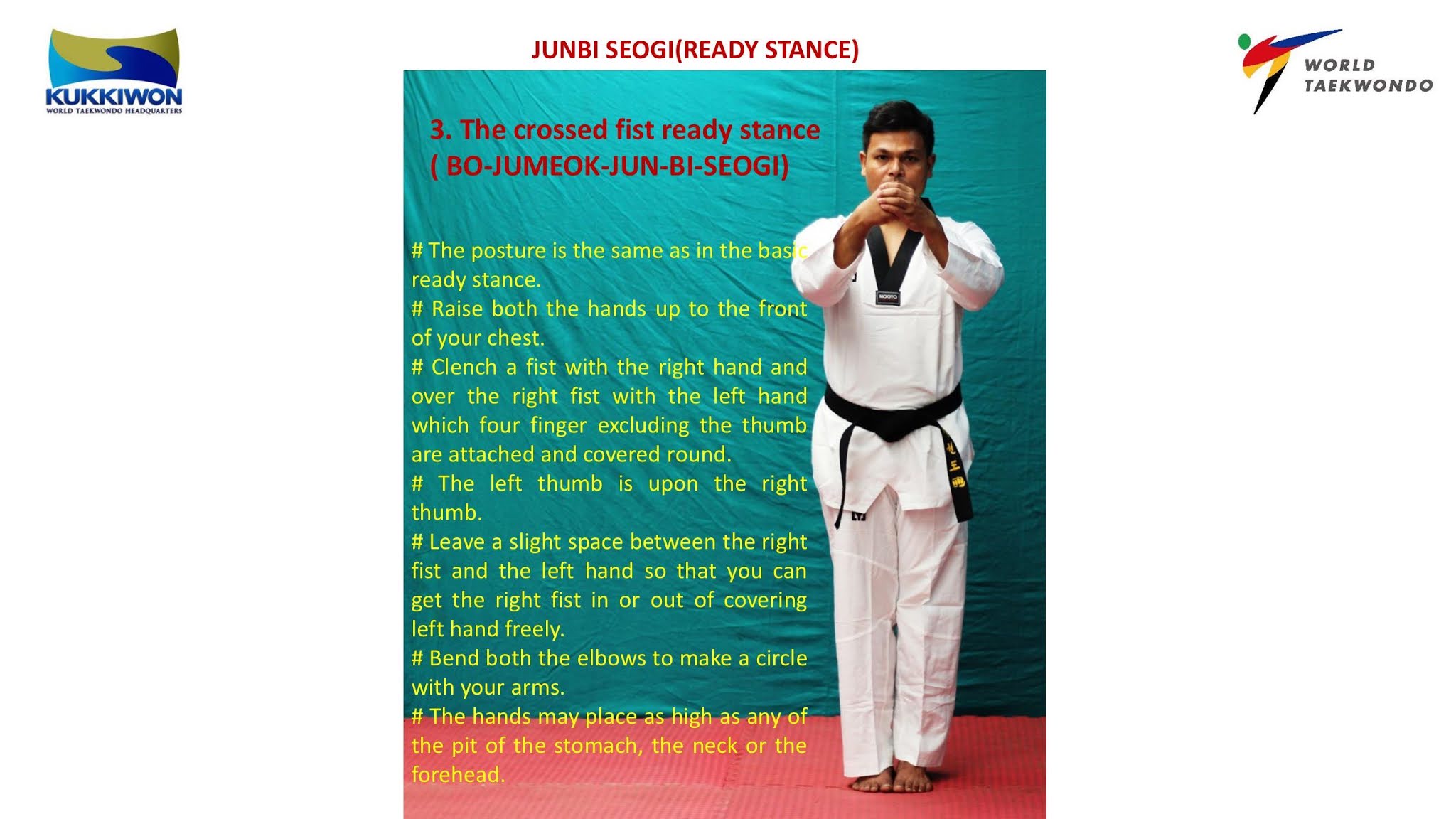 International Martial art Academy-Nepal (IMAN): Taekwonddo Jumbi Seogi