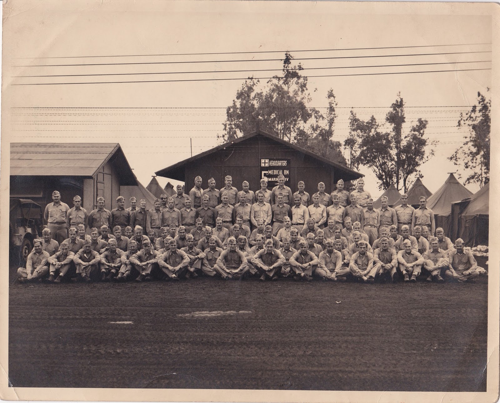 Marines In Forest Green: WWII 5th Marine Division 5th Medical Battalion ...