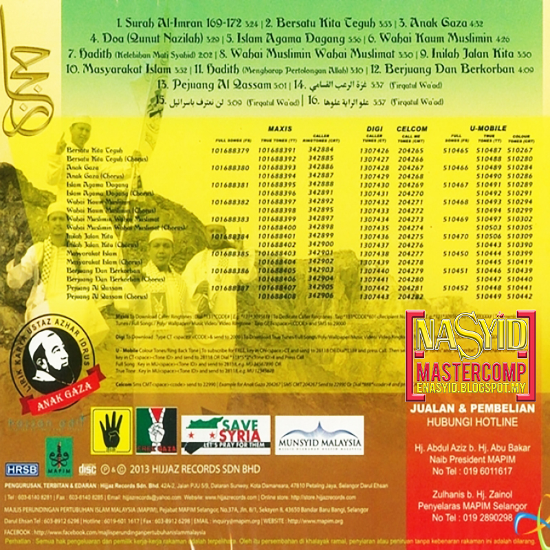 Album Hijjaz Keranamu Baitulmaqdis 2013 Nasyid Download Enasyid Evolusi Nasyid Download