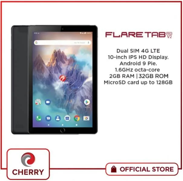 Cherry Mobile Flare Tab Pro V2, Dual SIM 4G LTE Octa-Core Tablet for ...