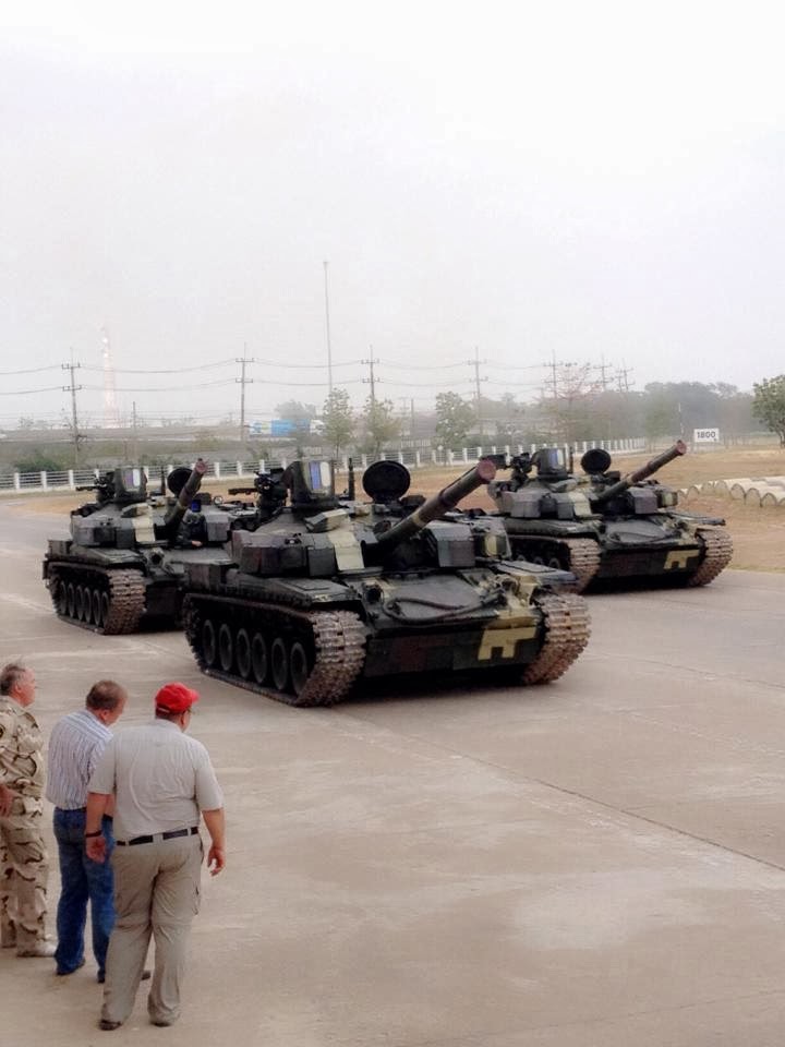 Historia y tecnología militar: Fotos del T-84M Oplot en Tailandia