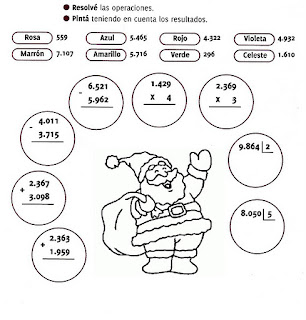 ...Aula Seño Sory...: Matemáticas navideñas