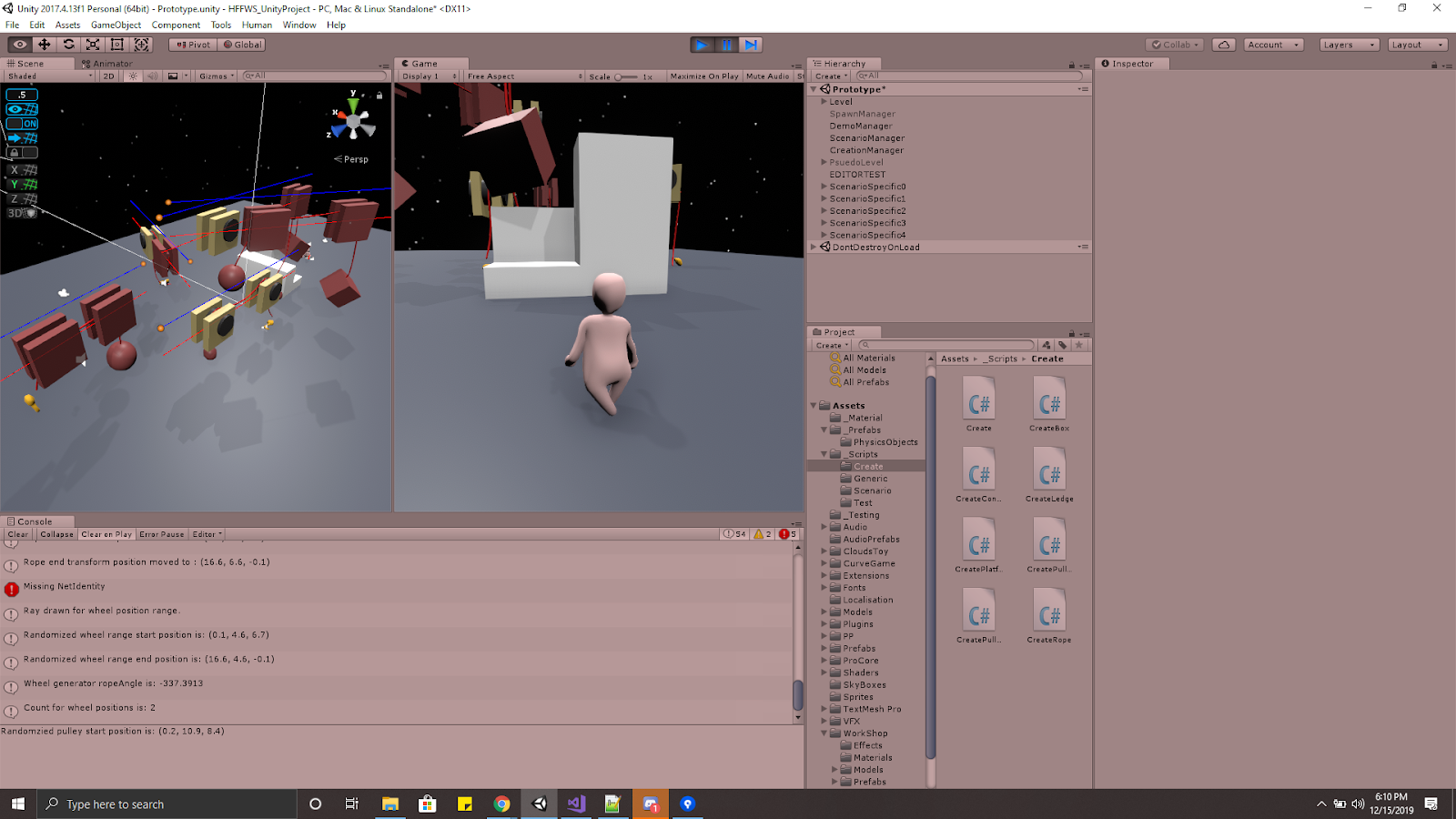 HFFWS Generate Scenario As Gameobject Hierarchy – Steven Lilley | Game ...