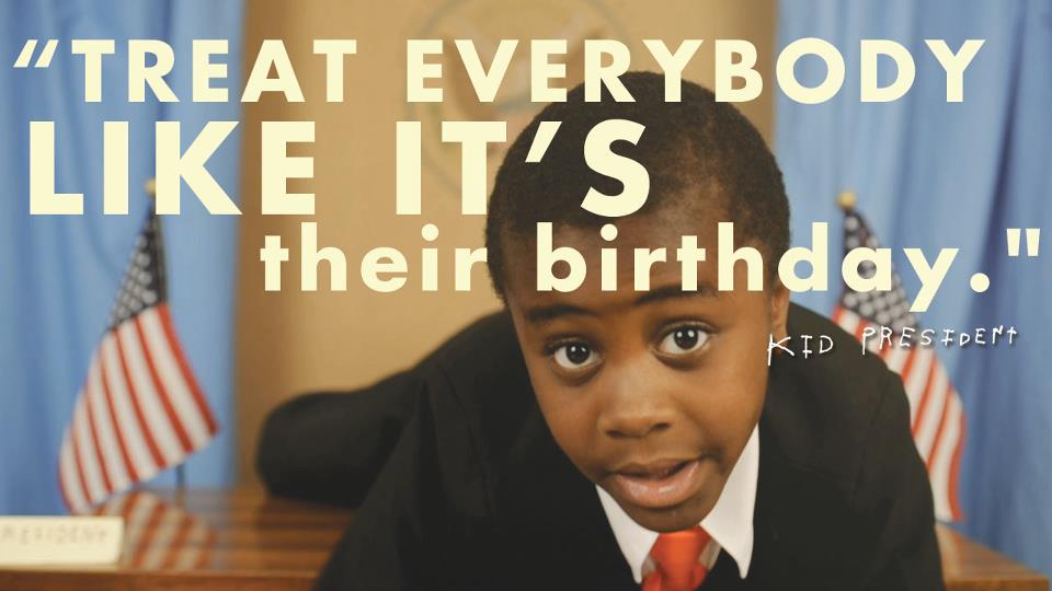 its time to make the world dance, and other good ideas from kid president
