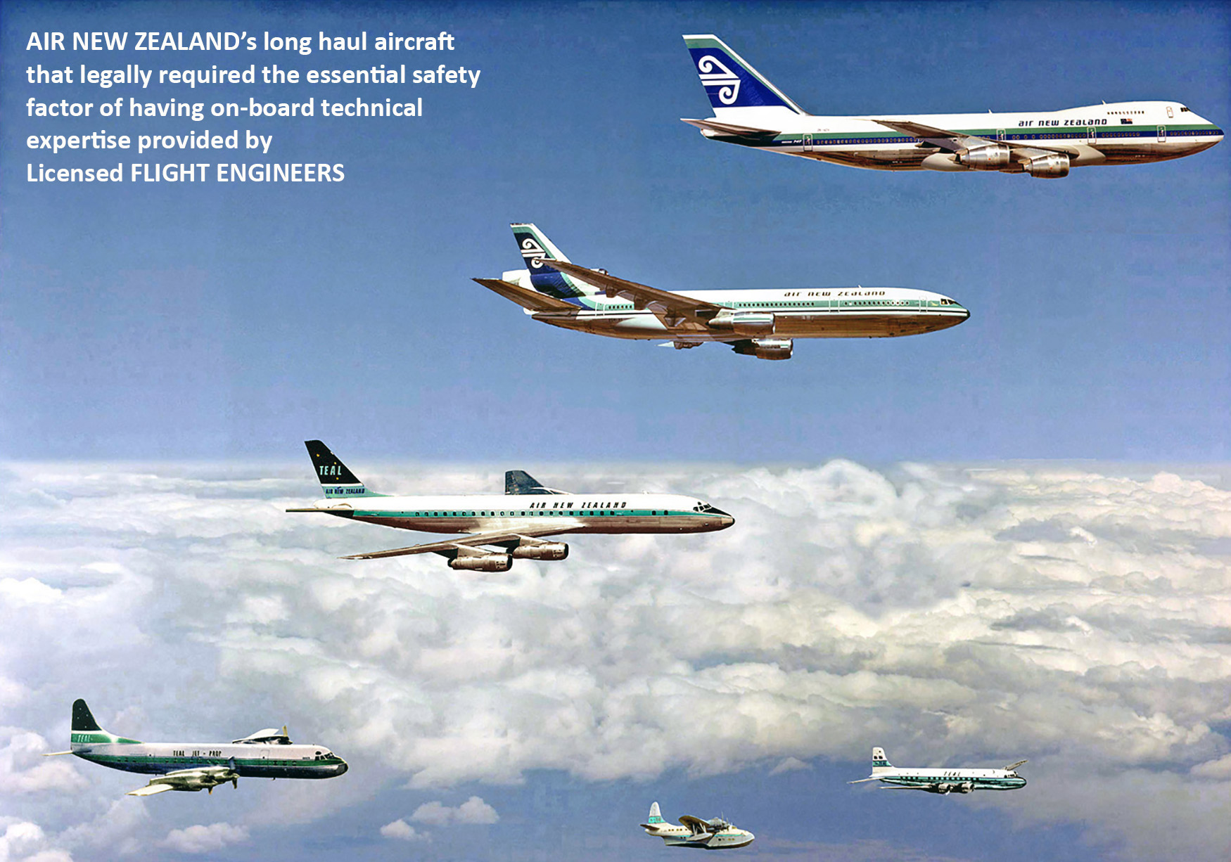 AIR NEW ZEALAND's FLIGHT ENGINEERS: MEN AT WORK (NEW VERSION)