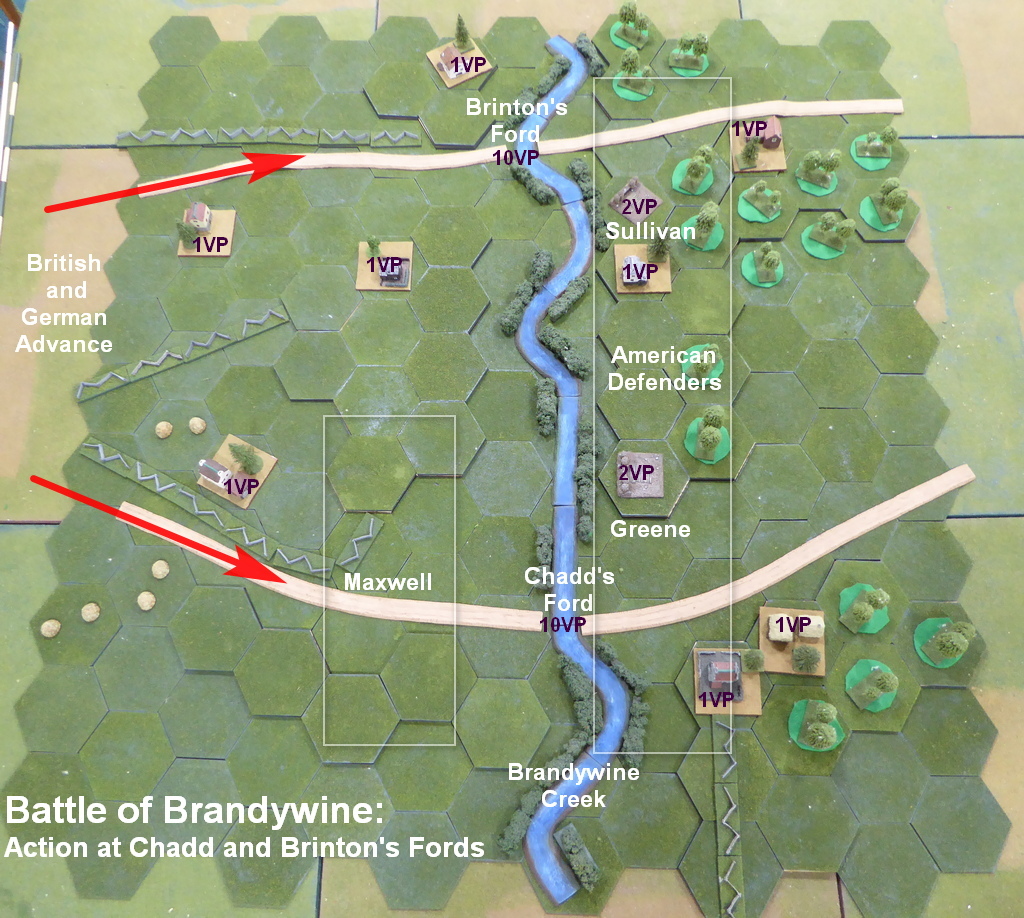Palouse Wargaming Journal: Brandywine: Knyphausen Attacks!
