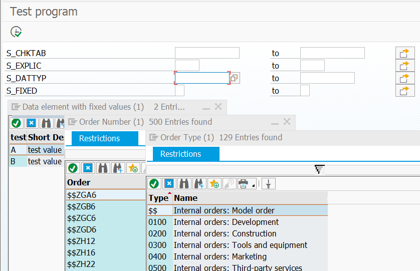 Sap Abap Central Select Options F4 Help In Abap Report Programs