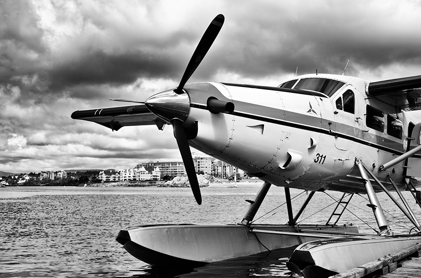 Deborah Sandidge: Converting Imagery to Black and White, Seaplanes in ...