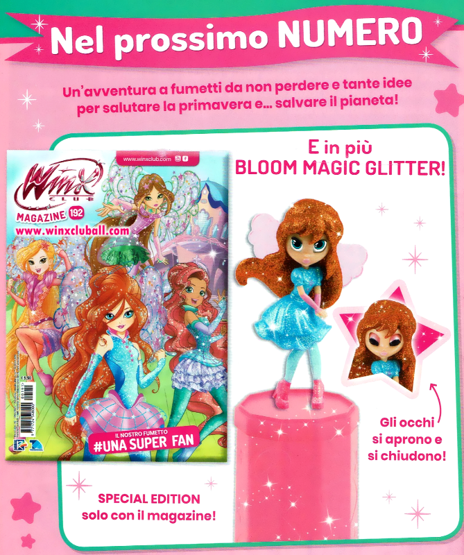 Winx Magazine 192 PREVIEW - Cover + Gift - Winx Club All
