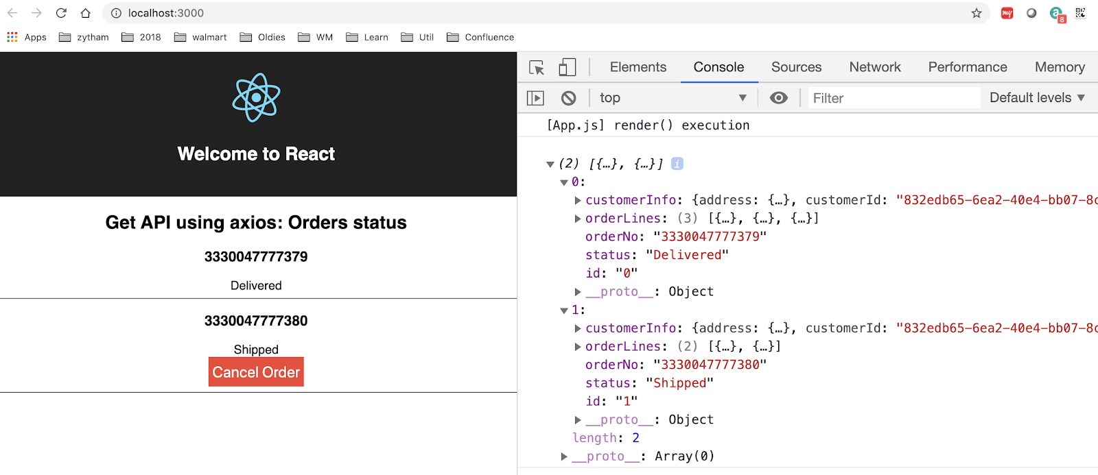 Reactjs Ajax Asynchronous Interaction Between React Application And Server Rest Api