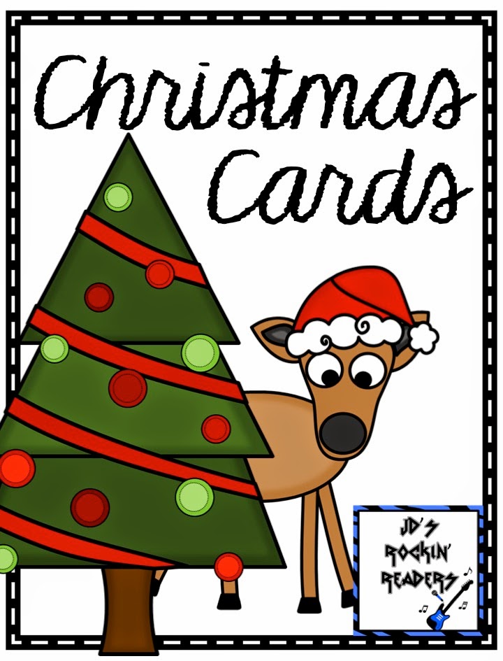 Teaching Blog Round Up: Christmas Cards FREEBIE