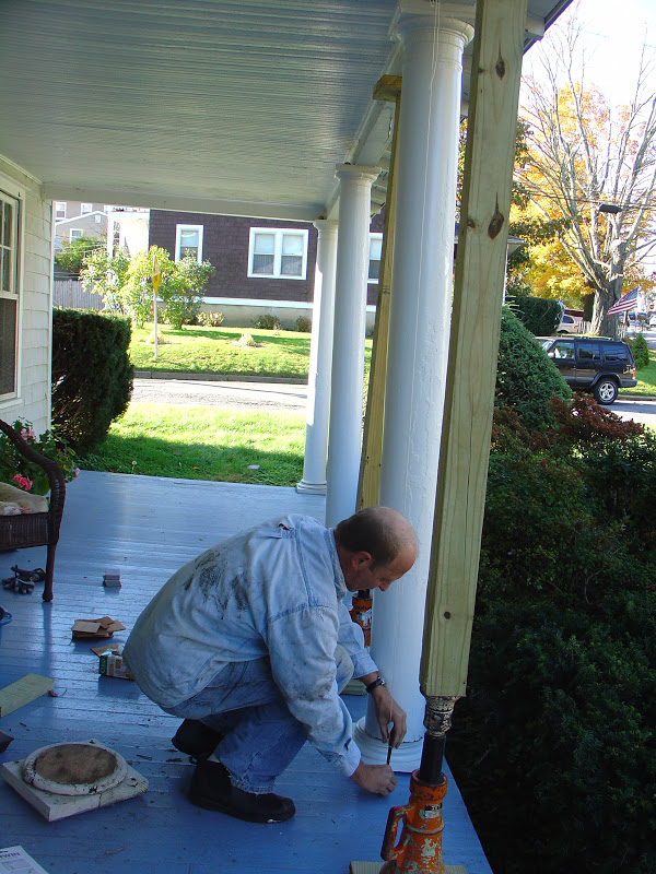 Life at Pugsley: Porch Column Bases 4: On the Way to Done, or, Epoxy ...