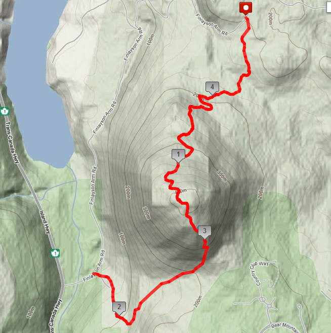 Running, Rocks and Rock: Mount Finlayson Victoria, BC Double Summit ...