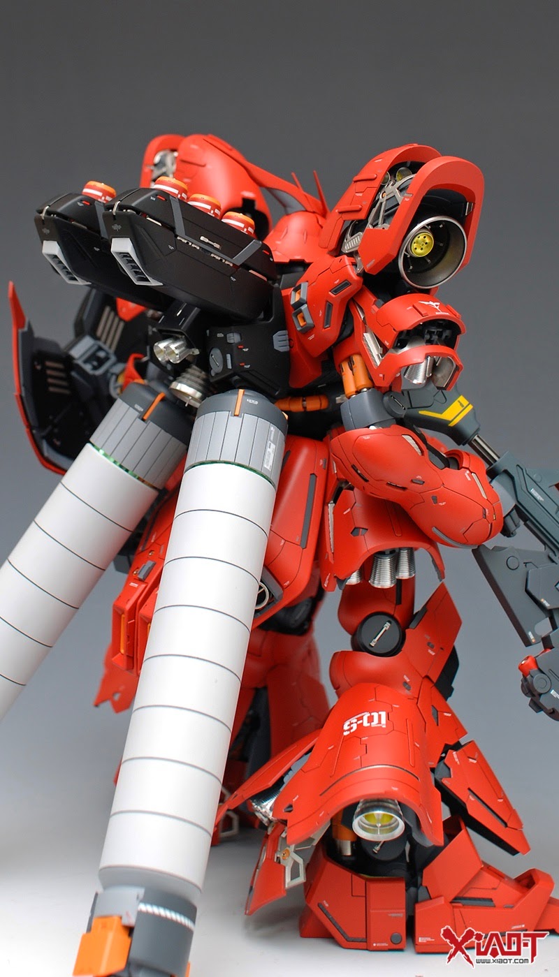 MG 1/100 Sazabi Ver. Ka with Huge Backpack Tanks" - Custom Build with ...