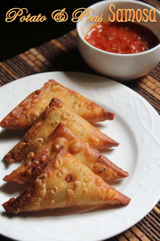 Potato and Peas Samosa Recipe