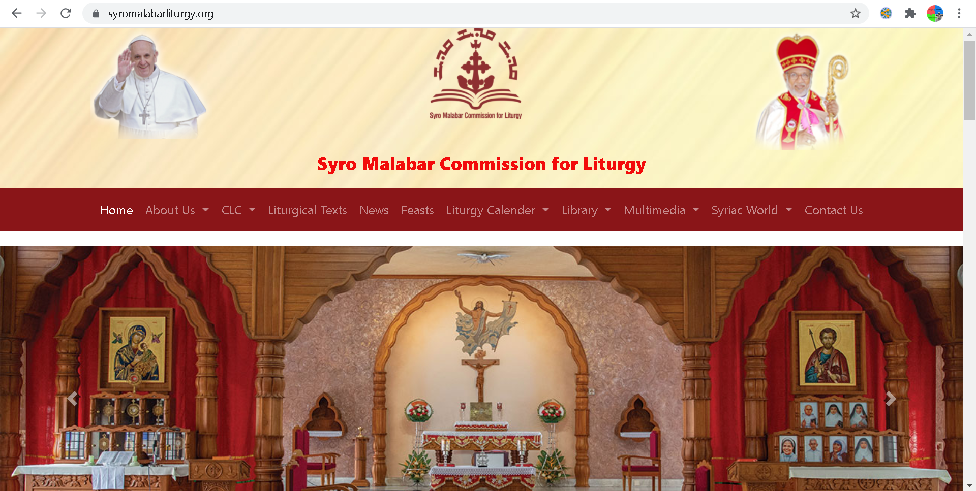 Syro-Malabar Catholic Church inside India - Resources 2021