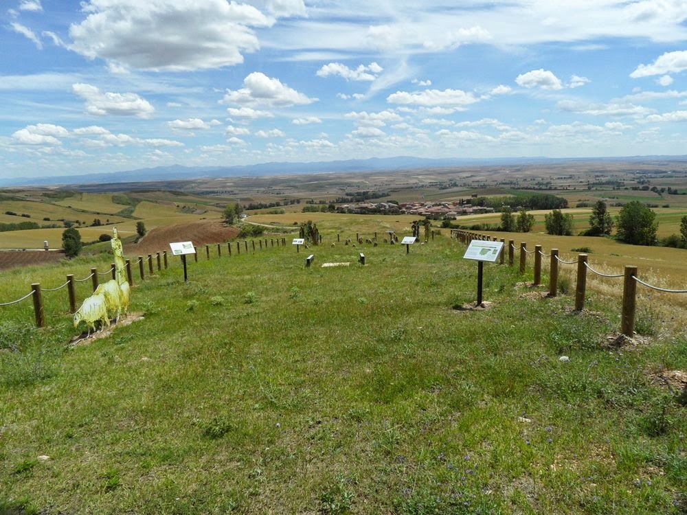 Tierras de Burgos: Restos autrigones en Miraveche