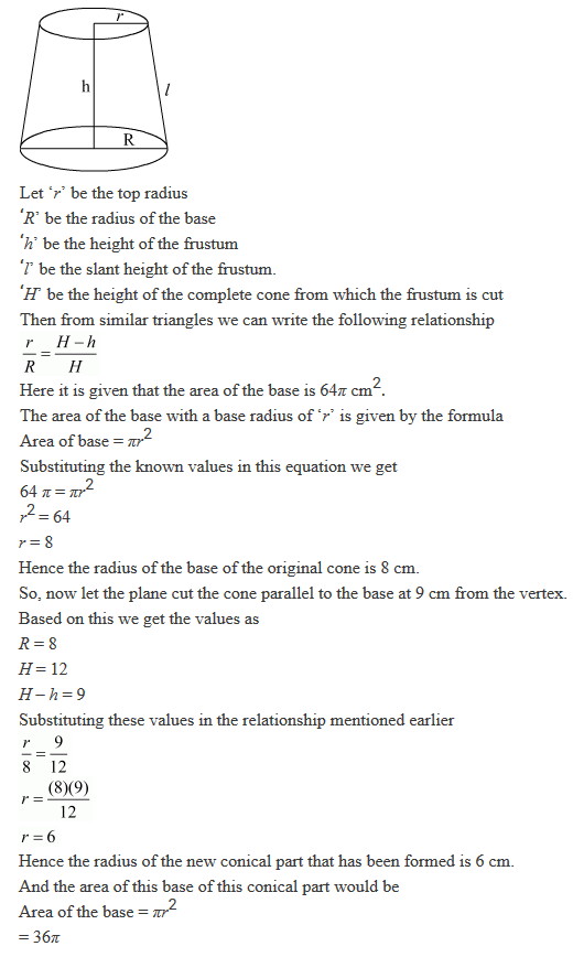 R.D. Sharma Solutions Class 9th: Ch 20 Surface Area and Volume of a ...